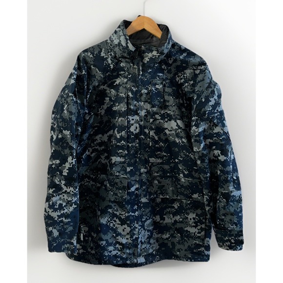 U.S. Military | Jackets & Coats | Us Navy Digital Blue Camo Parka ...